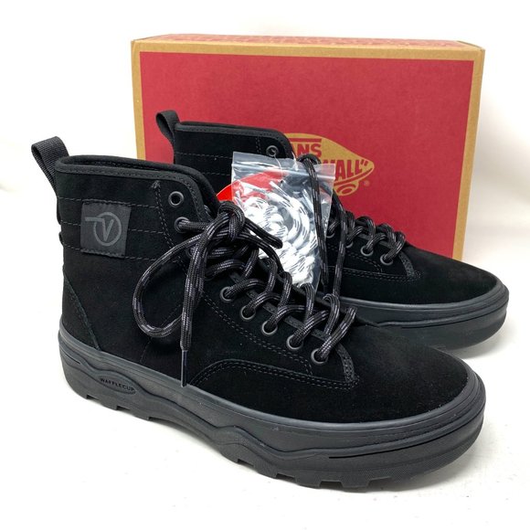 Vans | Shoes | Vans Sentry Wc Suede Black Suede Mens | Poshmark